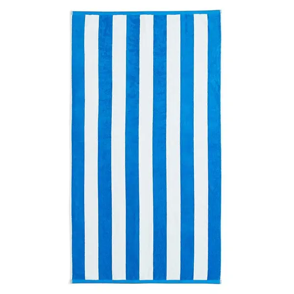 KASSATEX Cabana Stripe Beach Towel - Royal Blue