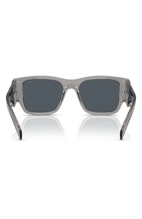 Prada 55mm Square Sunglasses - Dark Grey