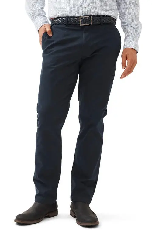 Rodd & Gunn West Cape Regular Stretch Flat Front Trousers - Denim