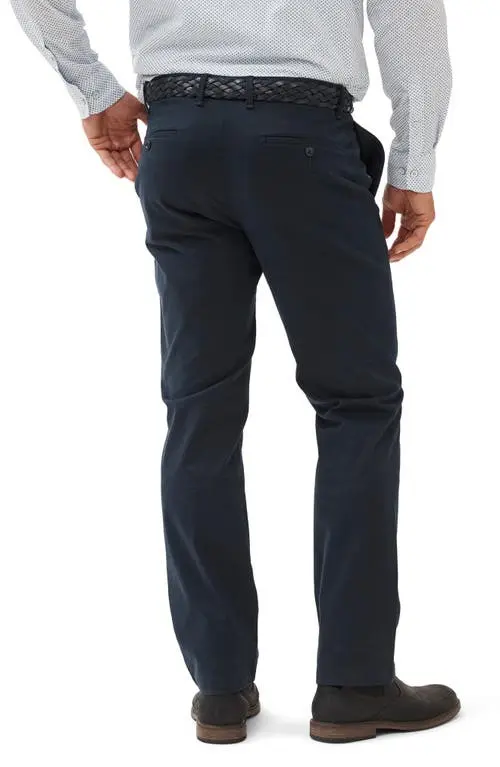 Rodd & Gunn West Cape Regular Stretch Flat Front Trousers - Denim