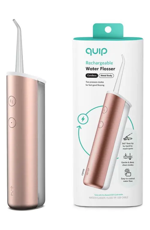 QUIP Rechargeable Water Flosser - Copper