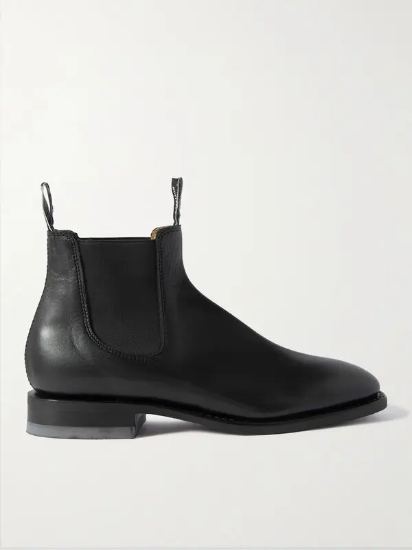 R.M.WILLIAMS Comfort Craftsman Leather Chelsea Boots - Black