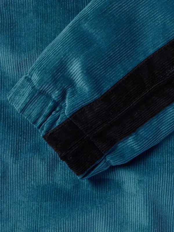 Marni Two-tone Cotton-corduroy Track Jacket