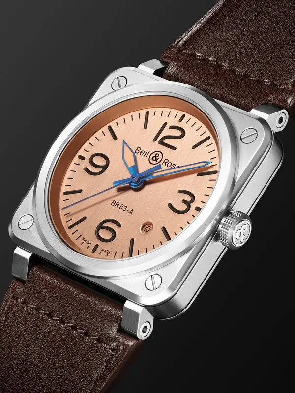BELL & ROSS Br 03 Copper Automatic Steel Watch - Brown