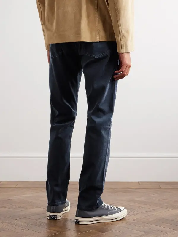 FRAME L'homme Slim-fit Stretch Trousers - Blue