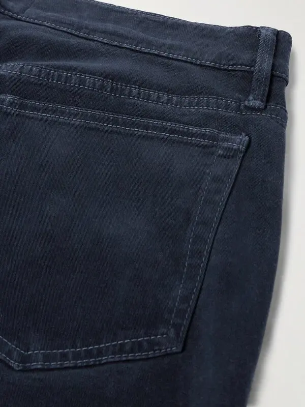 FRAME L'homme Slim-fit Stretch Trousers - Blue