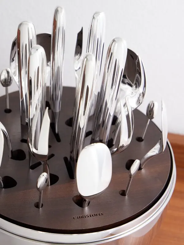 Christofle Mood Party -plated Flatware Set With Case