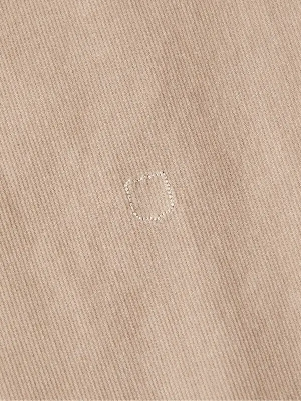 Massimo Alba Noto2 Grandad-collar Cotton-corduroy Shirt