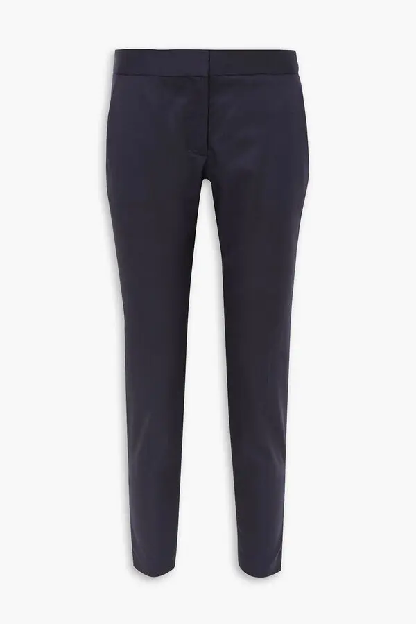 Stella McCartney Vivian Wool-twill Tapered Pants - Midnight Blue