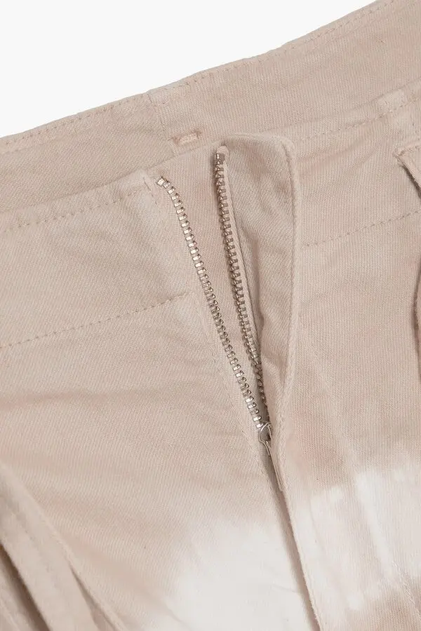 Stella McCartney Belted Tie-dyed Tapered Jeans