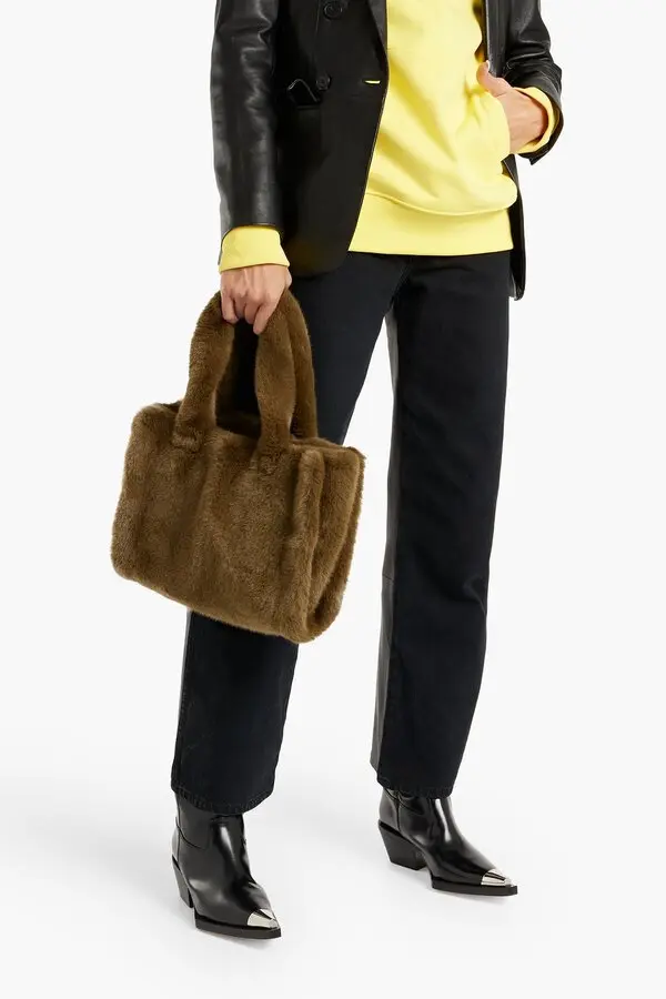 STAND STUDIO Liz Faux Fur Tote