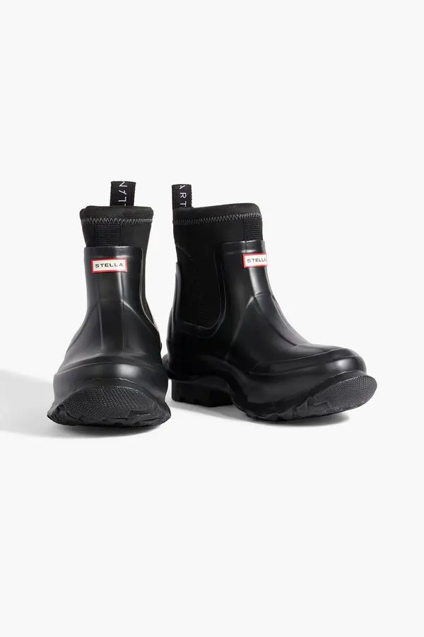 Stella McCartney Rubber And Neoprene Chelsea Boots
