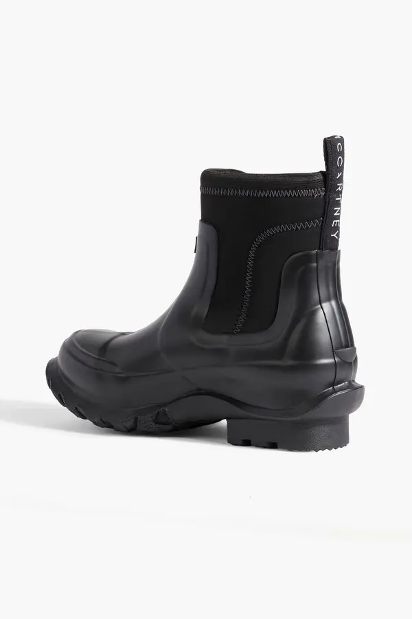 Stella McCartney Rubber And Neoprene Chelsea Boots