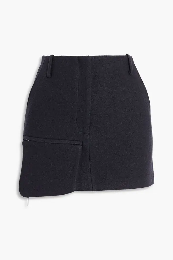 Tibi Wool-blend Mini Skirt