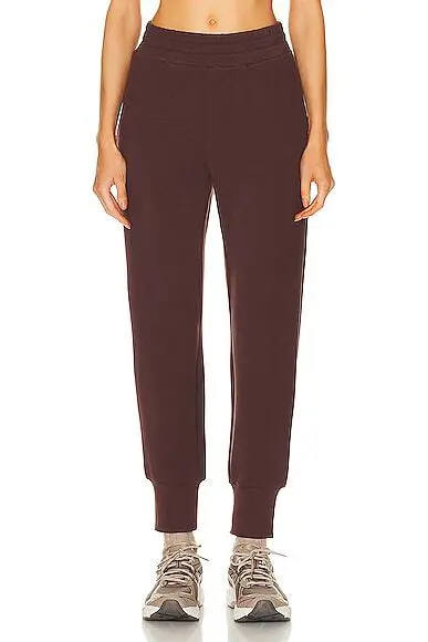Varley The Slim Cuff 27.5 Pant - Deep Mahogany