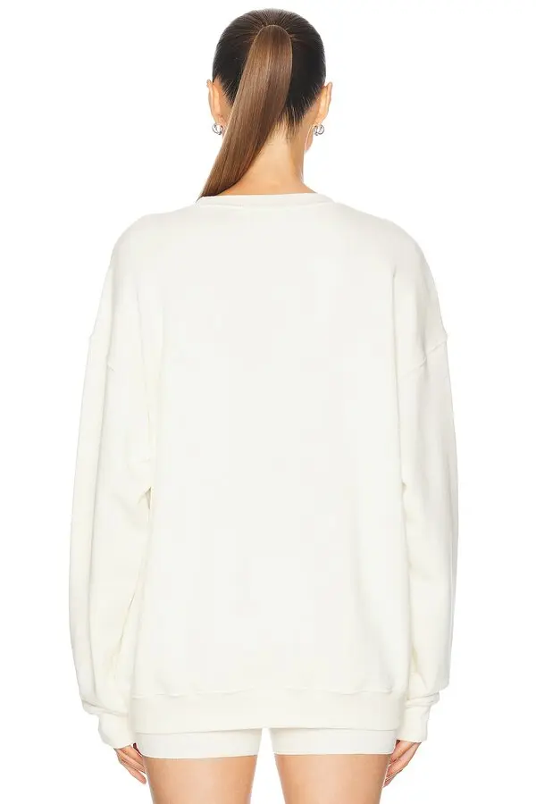 Eterne Oversized Crewneck Sweatshirt - Cream