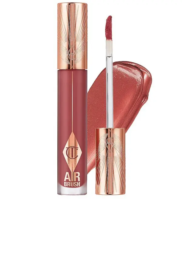 Charlotte Tilbury Airbrush Flawless Lip Blur In Red - Pillow Talk Medium Blur