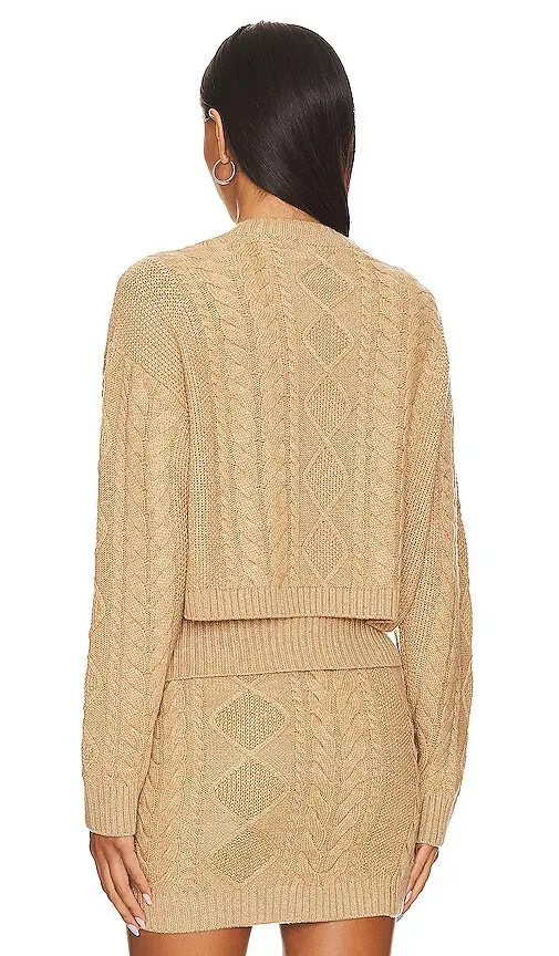CAMILA COELHO Carmen Cropped Cable Crew
