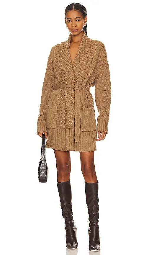 UNDERSTATED LEATHER Midi Rodeo Robe