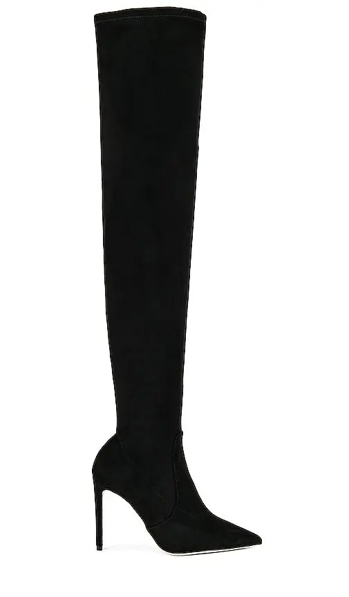 TONY BIANCO Avah Boot - Black Stretch Suede