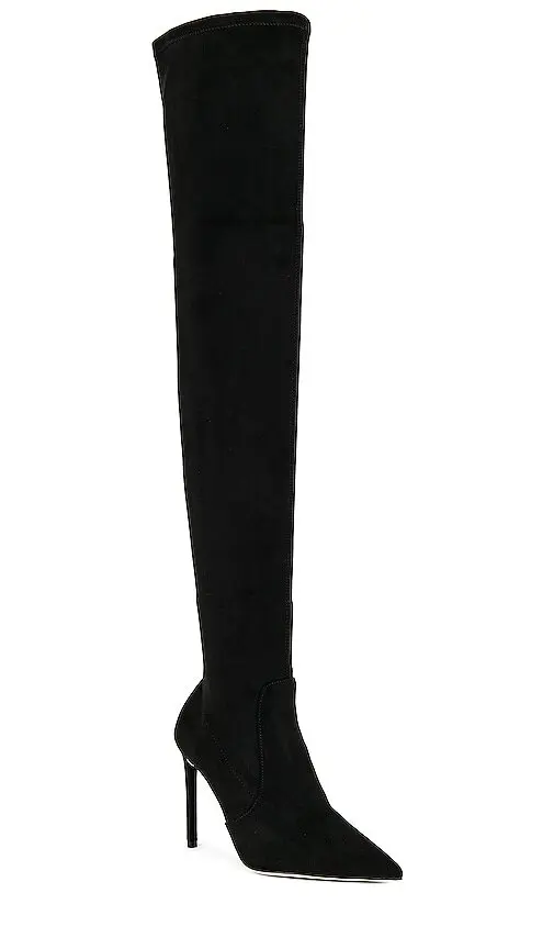 TONY BIANCO Avah Boot - Black Stretch Suede