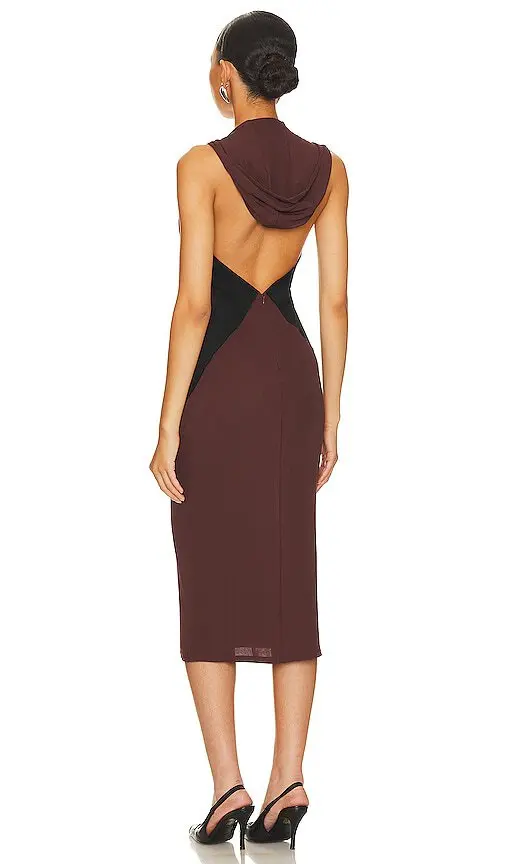 joan brown dress Women's Ribbed Long Sleeve Maxi Dress V Neck Fitted Side Split Joan