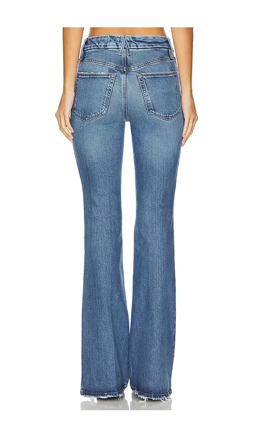 Good American Good Legs Flare Jeans - Indigo513