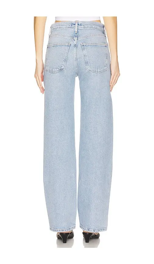 AGOLDE Harper Mid Rise Straight Jeans - Beam