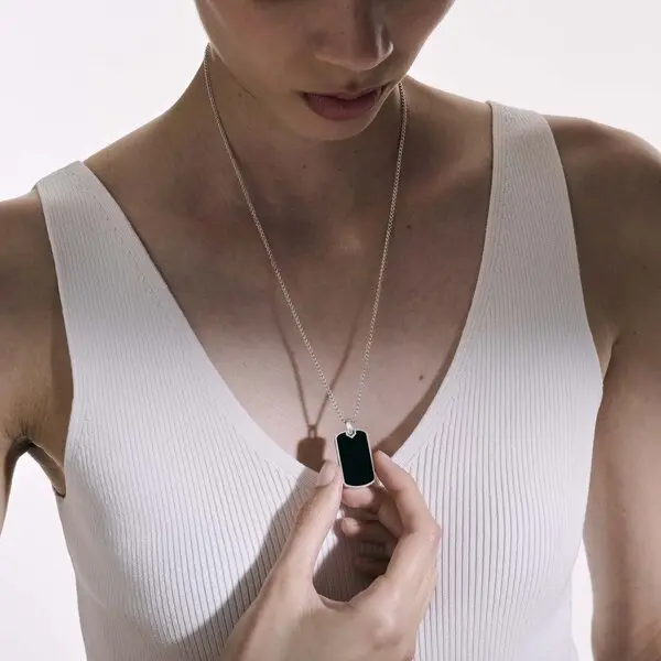 John Hardy And Onyx Pendant Necklace