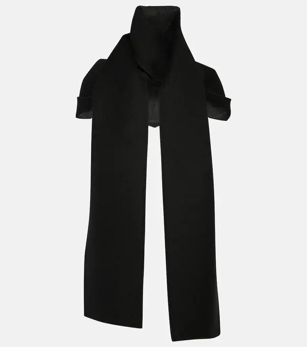 THE ROW Dodi Cashmere Scarf - Black