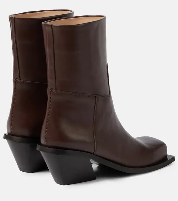 GIA BORGHINI Blondine Leather Ankle Boots