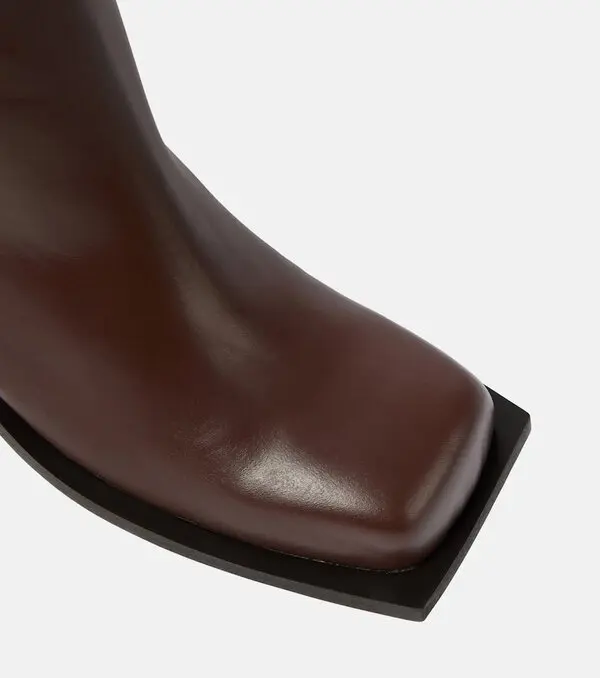 GIA BORGHINI Blondine Leather Ankle Boots