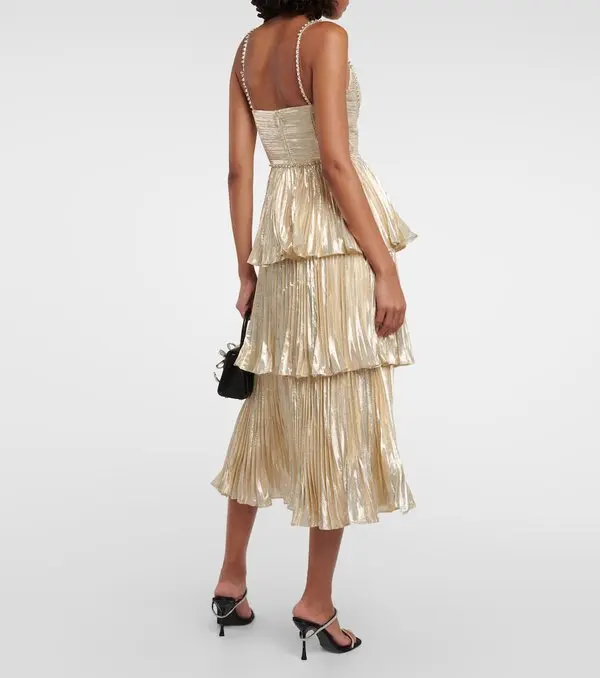midi bustier dress Yvette Corset Midi Dress