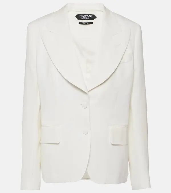 TOM FORD Single-breasted Silk Blazer