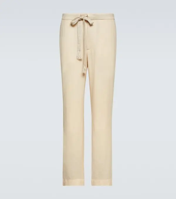 Auralee Straight-leg Wool Pants