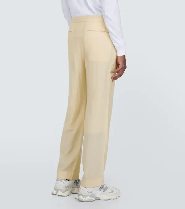 Auralee Straight-leg Wool Pants