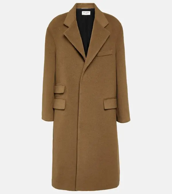 Saint Laurent Oversized Wool Coat