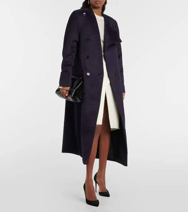 Victoria Beckham Alpaca Wool-blend Overcoat
