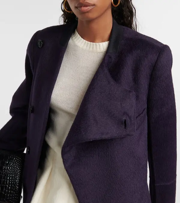 Victoria Beckham Alpaca Wool-blend Overcoat