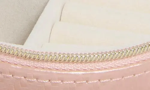 Nordstrom Mini Round Jewelry Box - Blush Geo