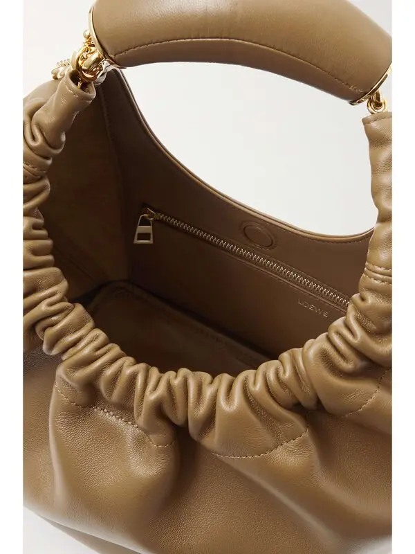 Loewe Squeeze Leather Shoulder Bag