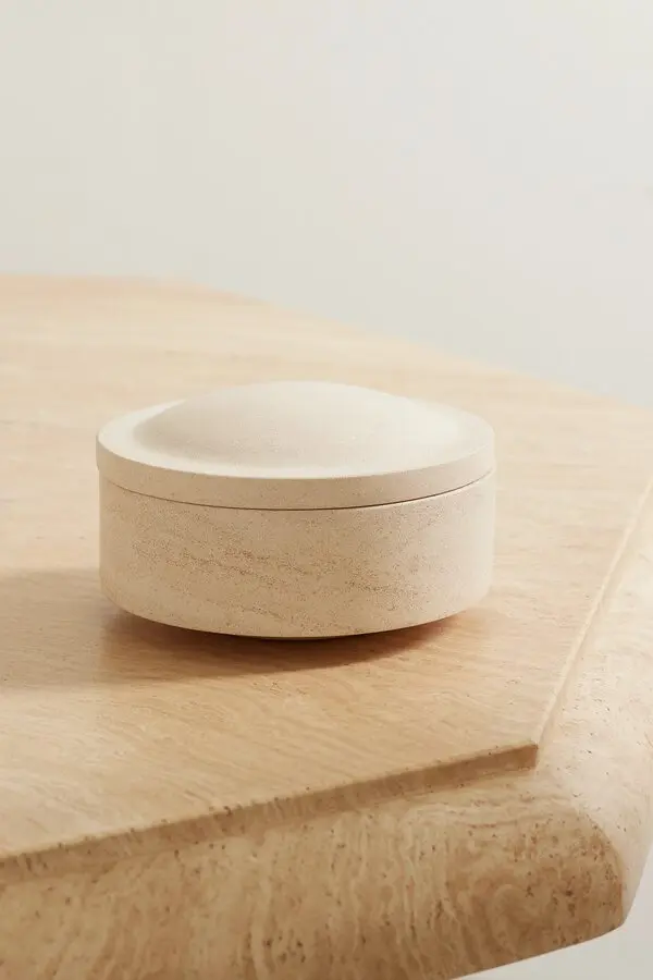 LOUISE ROE Gallery Object 07 Limestone Jar - Cream