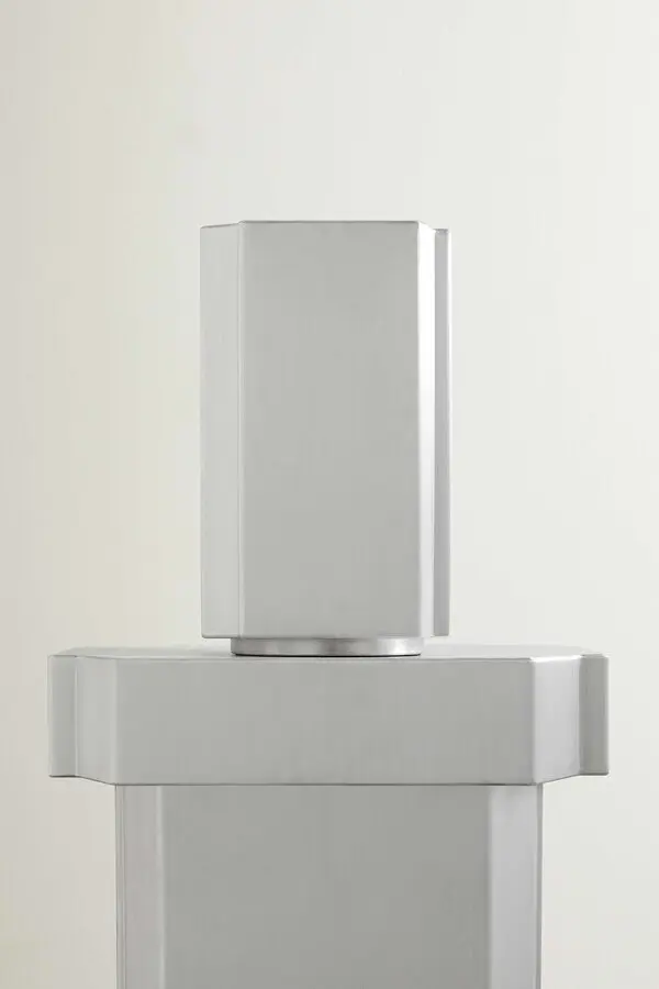 LOUISE ROE Funki Small Brushed Aluminium Pot