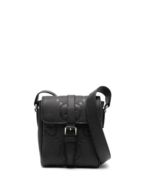 Gucci Small Jumbo Gg Messenger Bag - Black