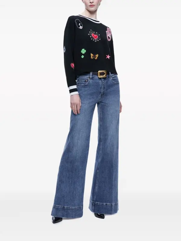 Alice + Olivia Patch-detail Sweatshirt