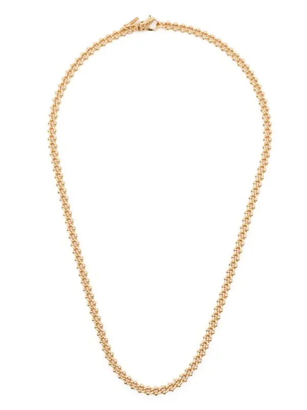 Emanuele Bicocchi Knot-detail -plated Chain Necklace - Gold