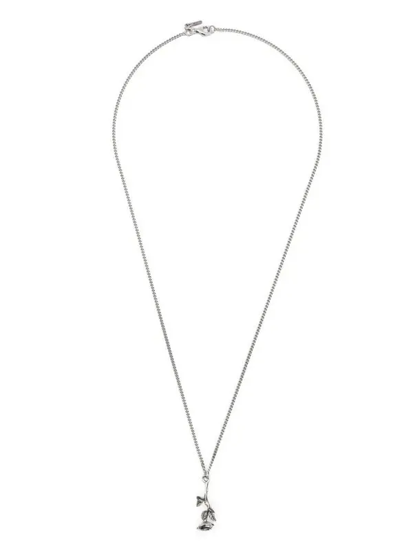 Emanuele Bicocchi Wild Rose Necklace - Silver