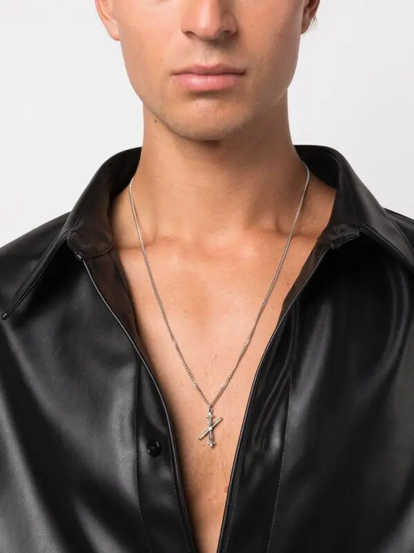 Emanuele Bicocchi Alphabet Pendant Necklace