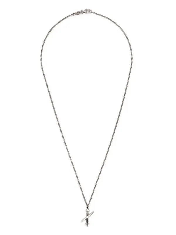 Emanuele Bicocchi Alphabet Pendant Necklace
