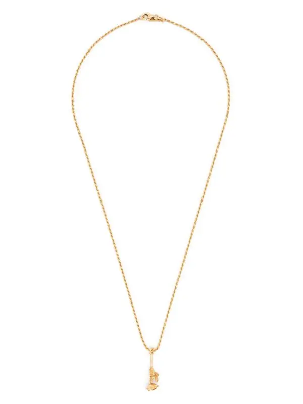 Emanuele Bicocchi Polished Pendant Necklace - Gold